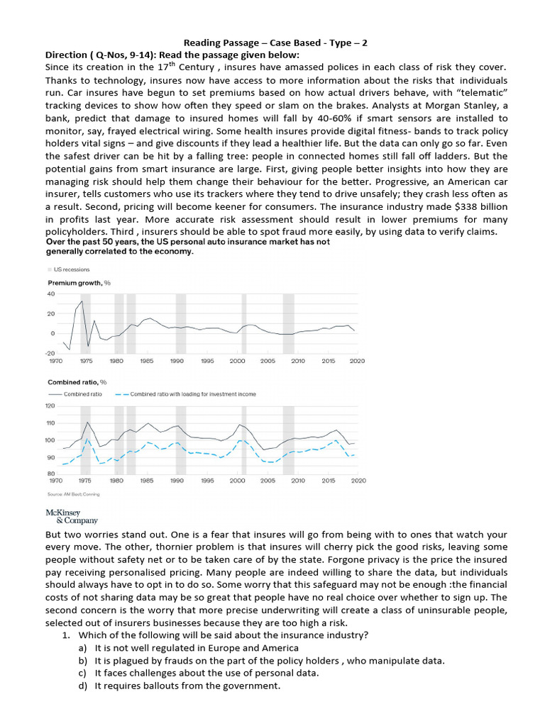 Reading Passage Assignment 1 | PDF
