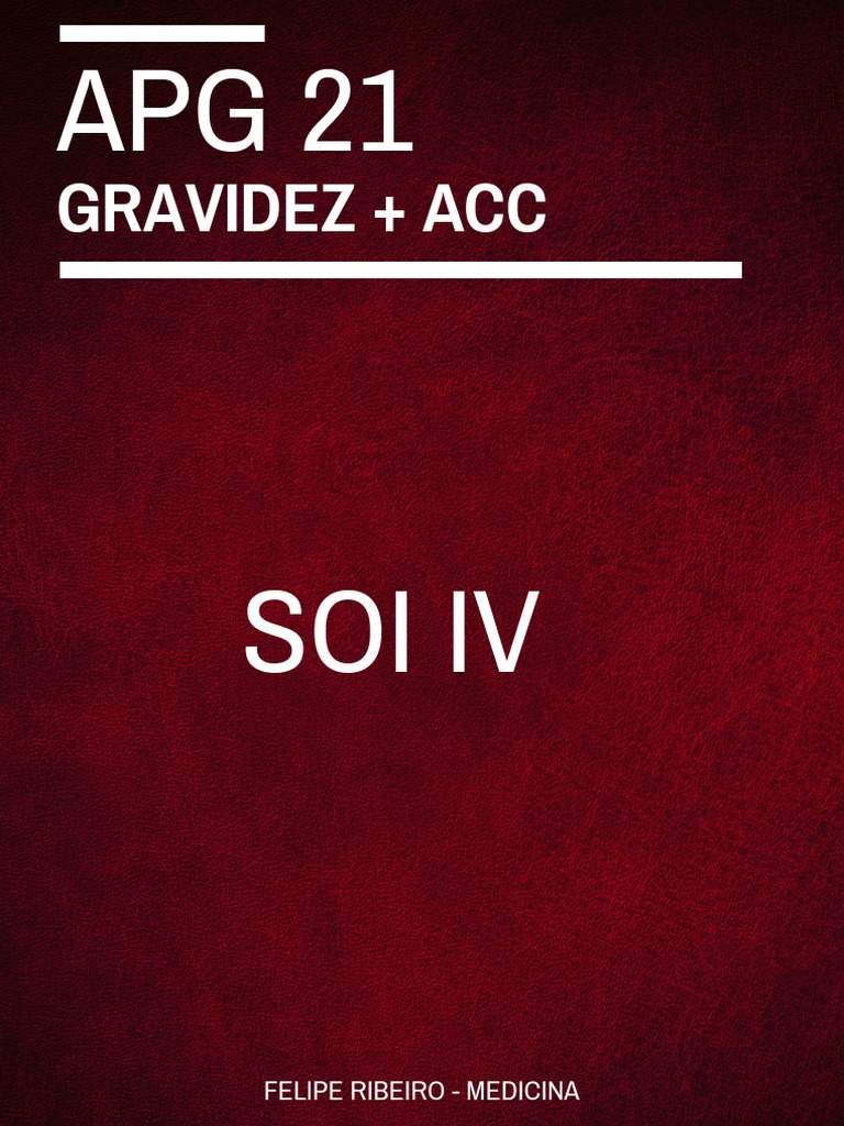 Apg 21 - Gravidez + Acc | PDF | Gravidez | Anticoncepcionais