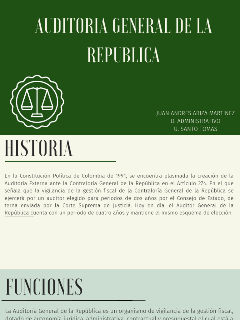 Auditoria General de La Republica | PDF