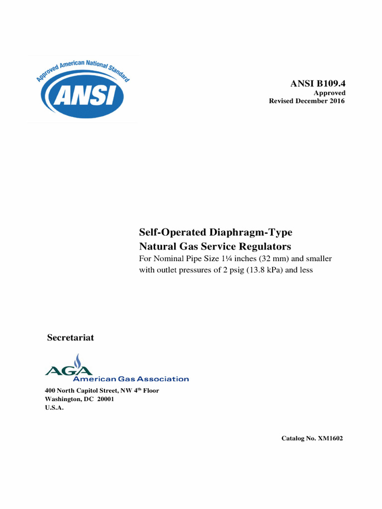 Ansi Aga B109.4 - 2016 | PDF | Patent Infringement | Patent