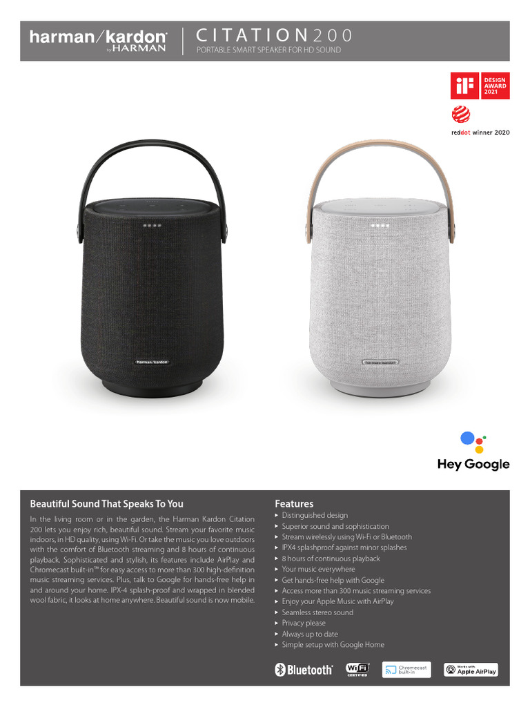 HK Citation 200 SpecSheet English | PDF