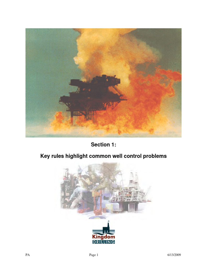 Kingdom Drilling Well Control Problems | PDF | Casing (Borehole ...