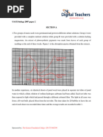 Biology S2 Second Term Exam 2025 | PDF | Photosynthesis | Enzyme