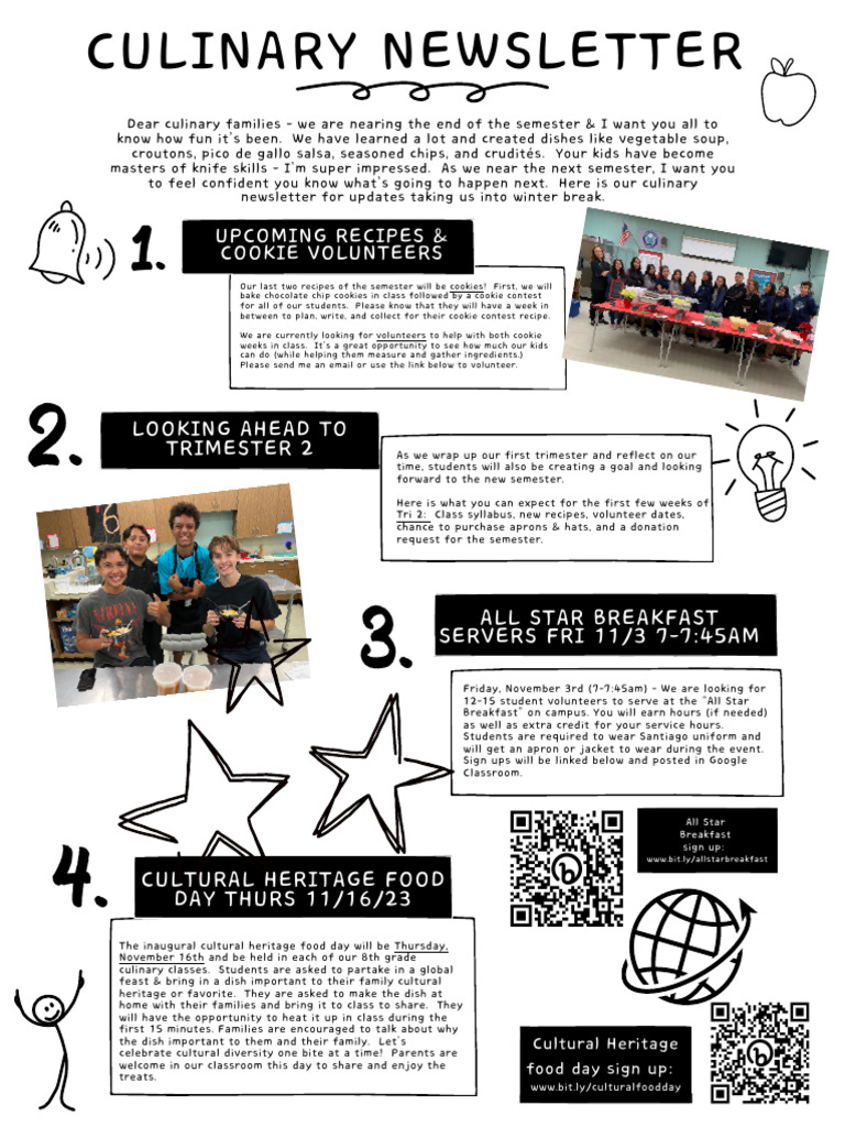 Culinary Newsletter Oct 2023-5 | PDF | Foods | Cuisine