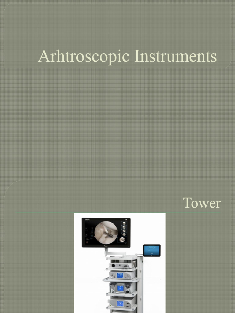 Arthroscopic Instruments | PDF