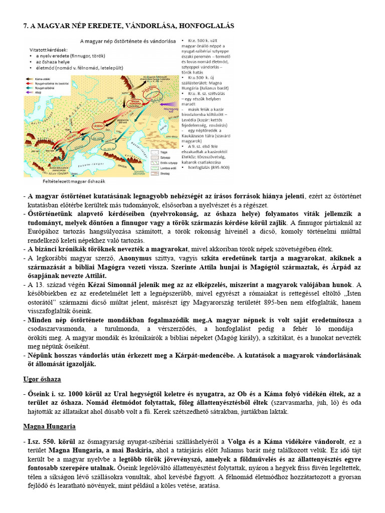 A Magyar Nép Eredete | PDF