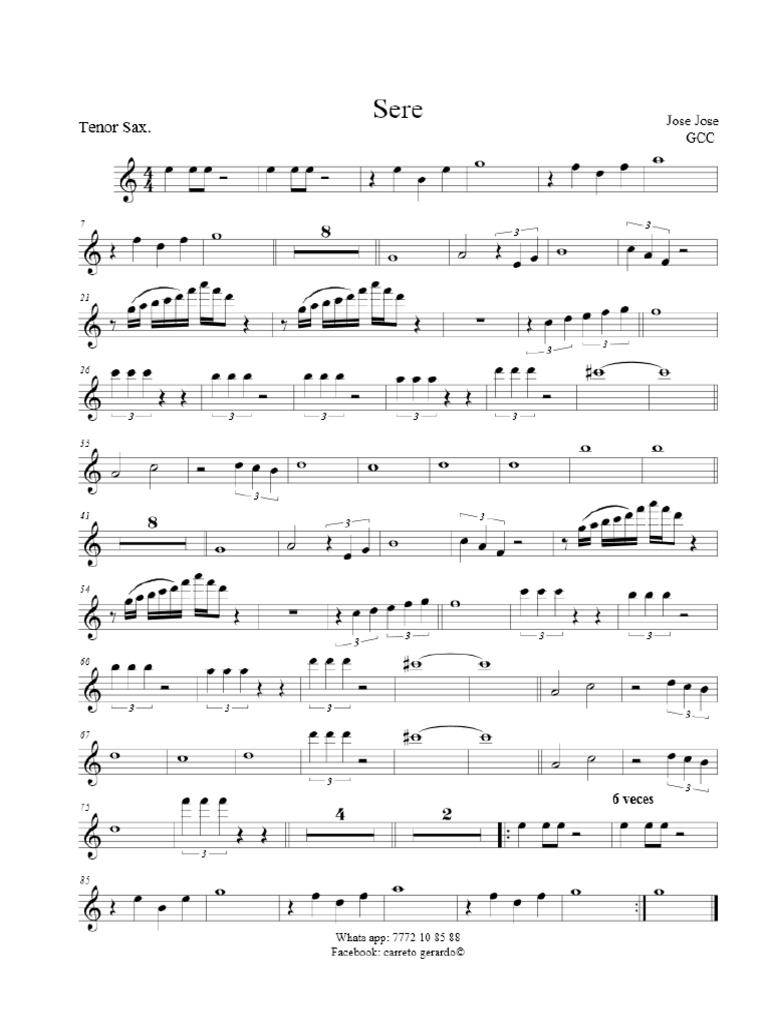 José José:Seré Brass | PDF