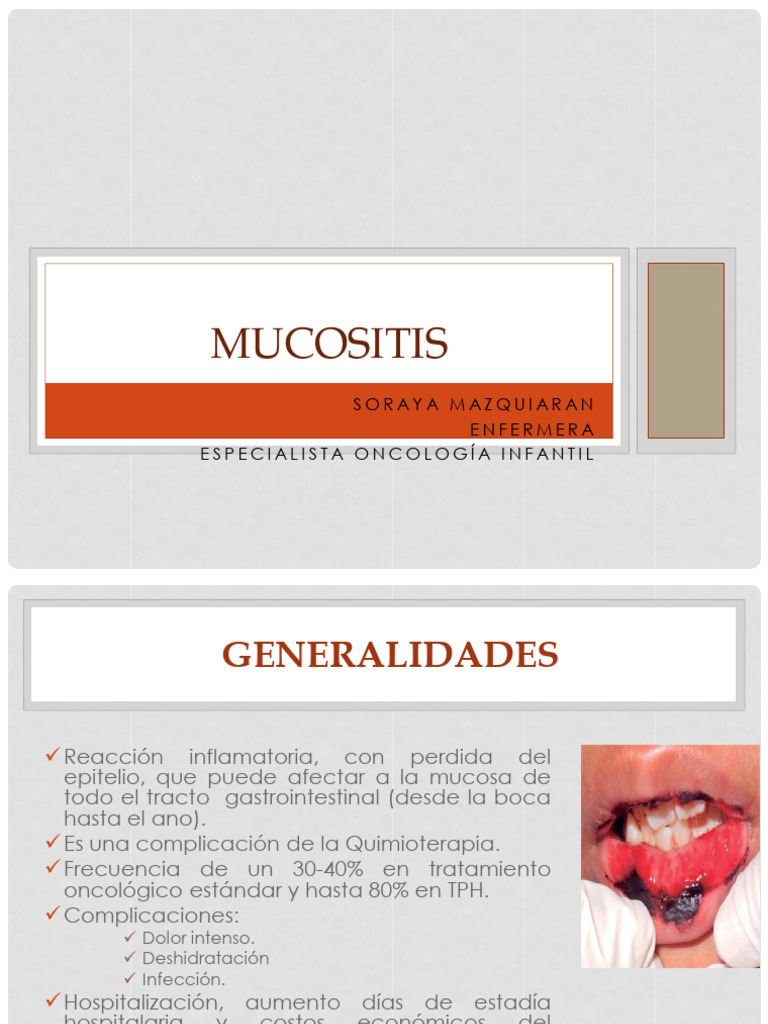 Clase Mucositis PDF | PDF