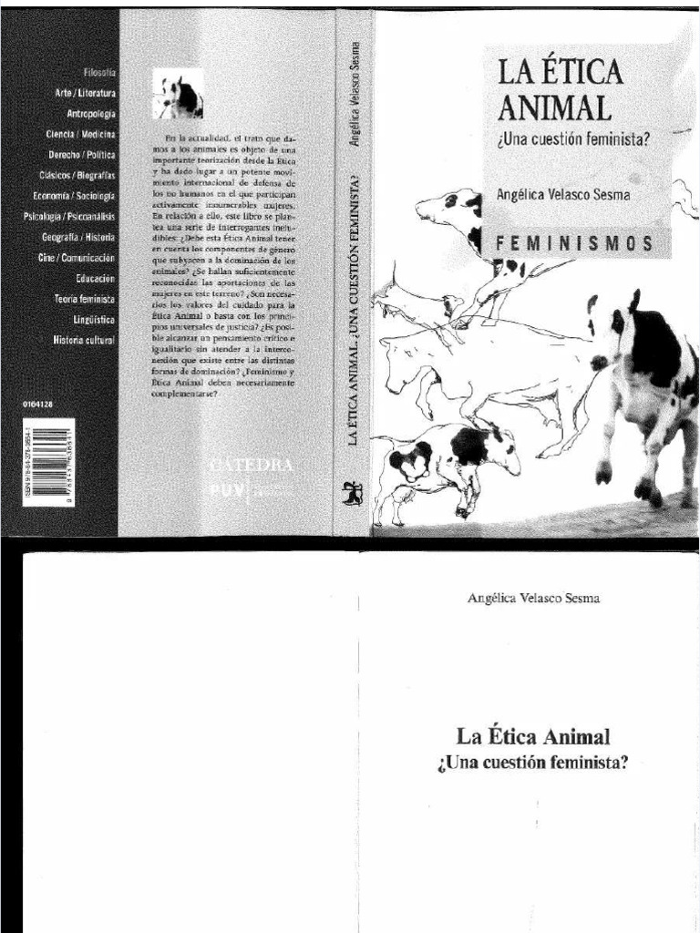 La Etica Animal Una Cuestionfeminista Angelica Velasco Sesma | PDF
