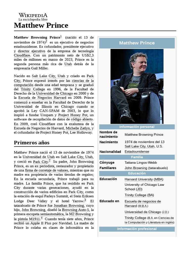 Matthew Prince | PDF | Politics