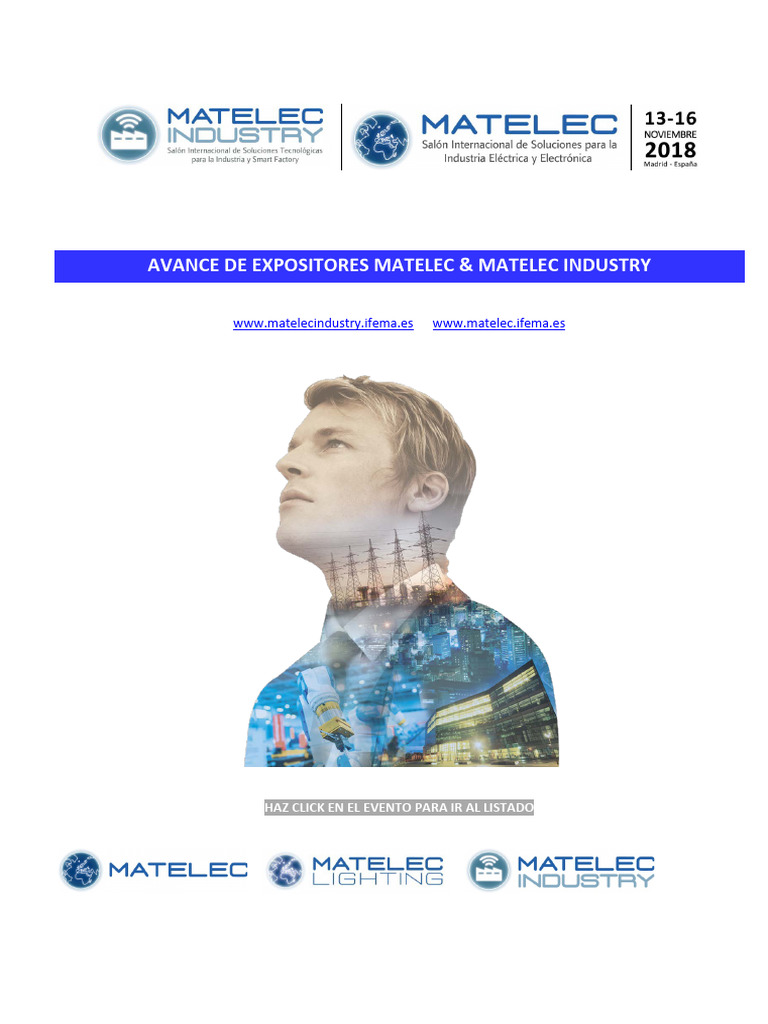 Avance Expositores Matelec 2020 | PDF