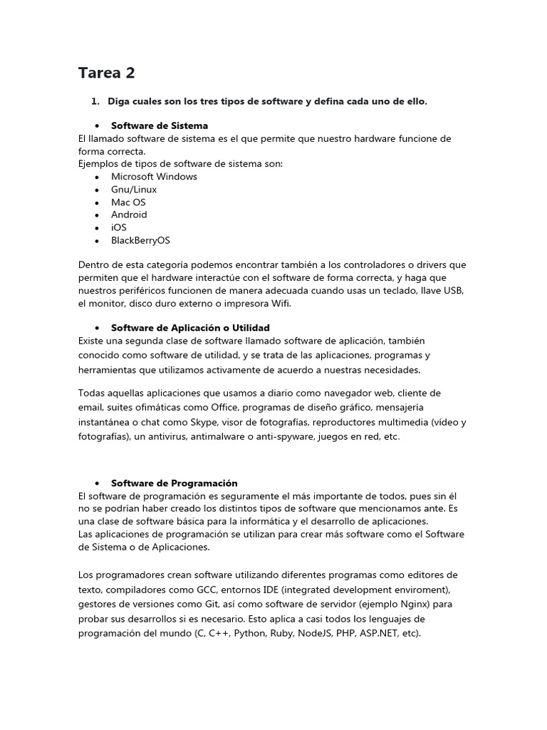 Tarea 2 | PDF | Contabilidad | Software de la aplicacion