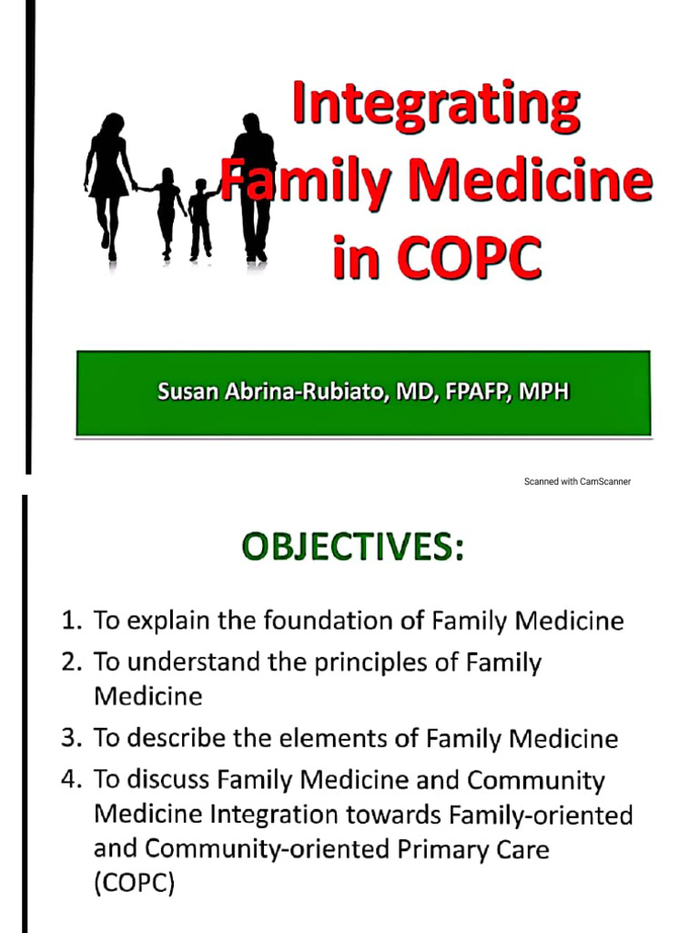 Integrating Family Medicine in COPC | PDF