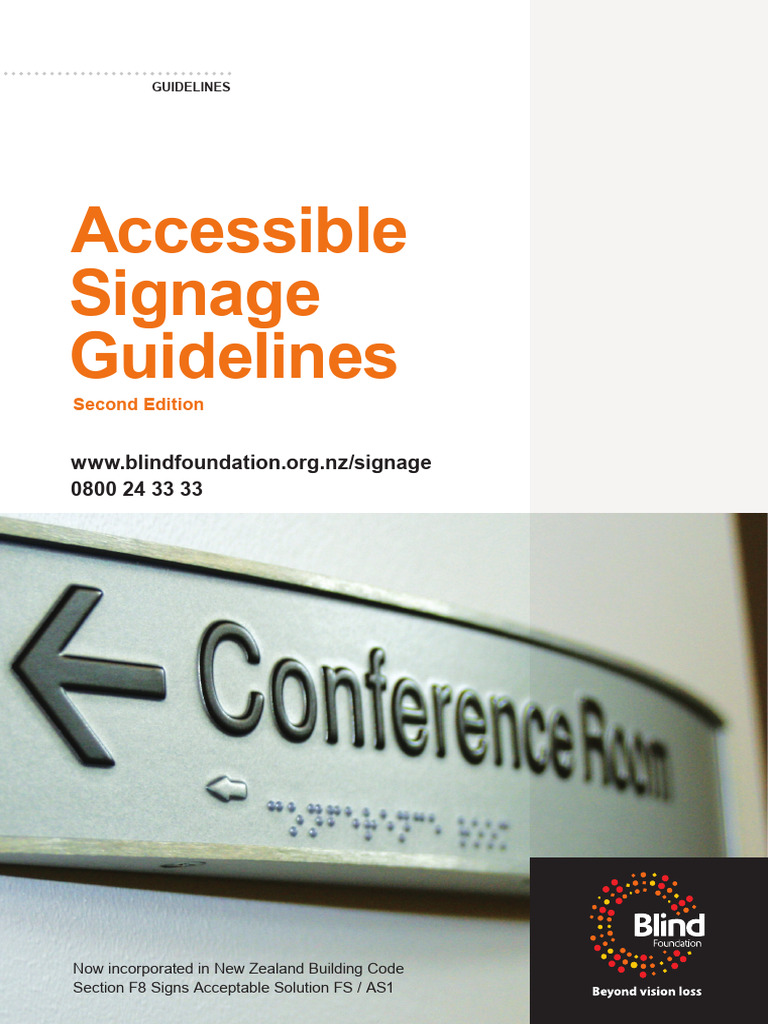 Visual - Signage Tactile | PDF | Visual Impairment | Typography