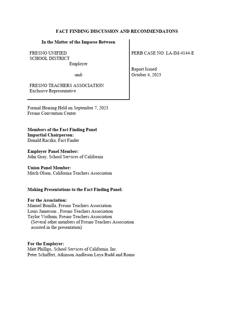 Final Fact Finding Report | PDF | Social Science | Law