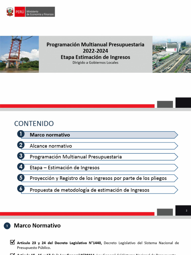 DL 1440 GL Etapa de Estimacion de Ingresos 2022 2024 | PDF