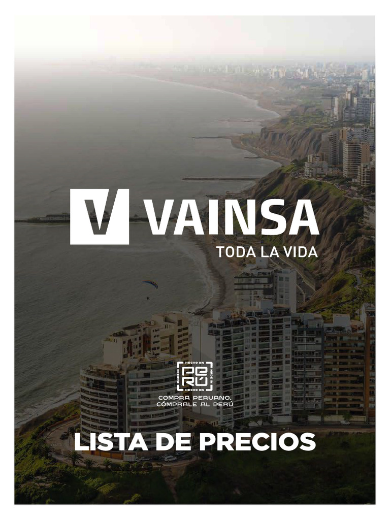 AF Lista de Precio Vainsa 2023 V01 | PDF