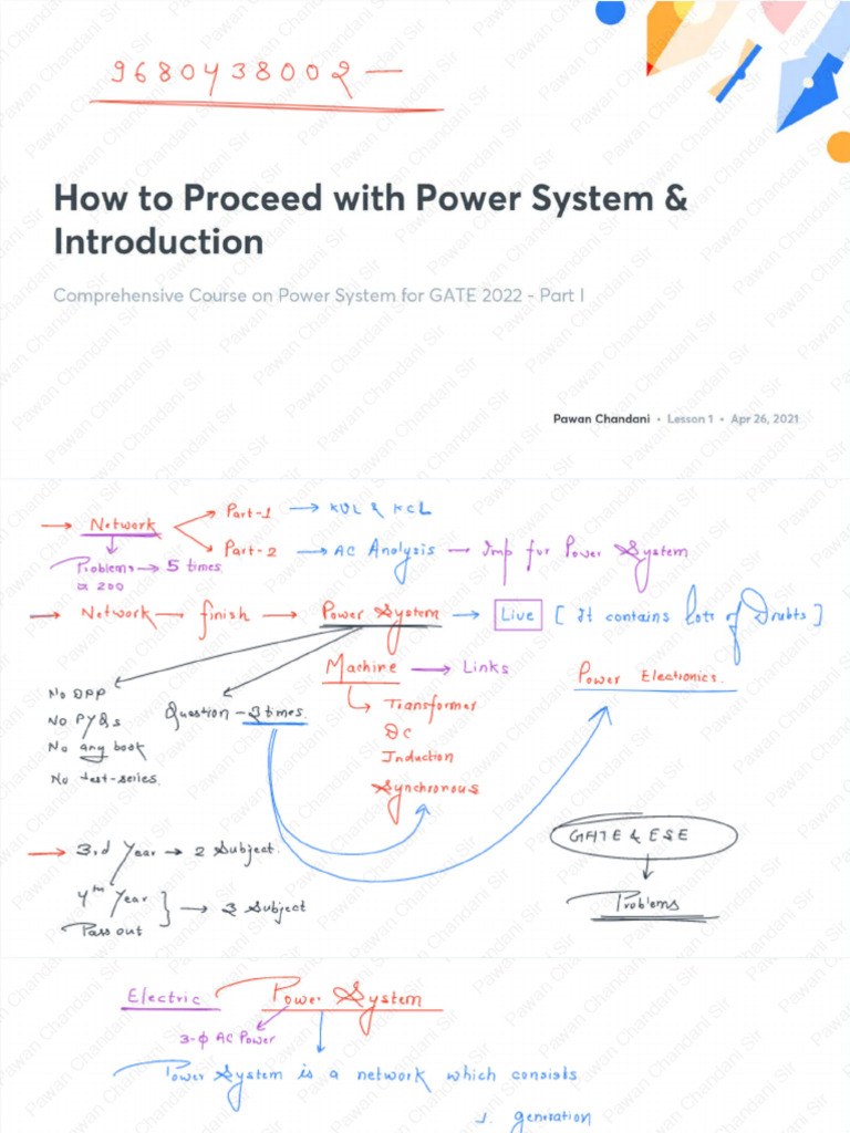 Power System (Part-1) | PDF