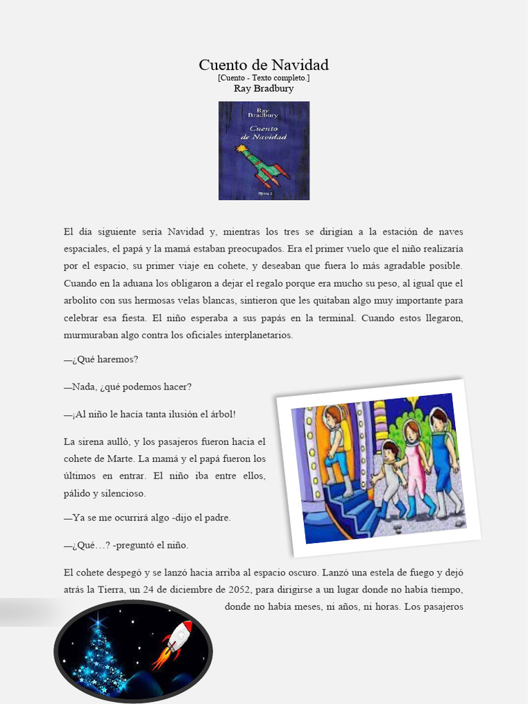 Cuento de Navidad de Bradbury - (Adaptación) | PDF | Navidad