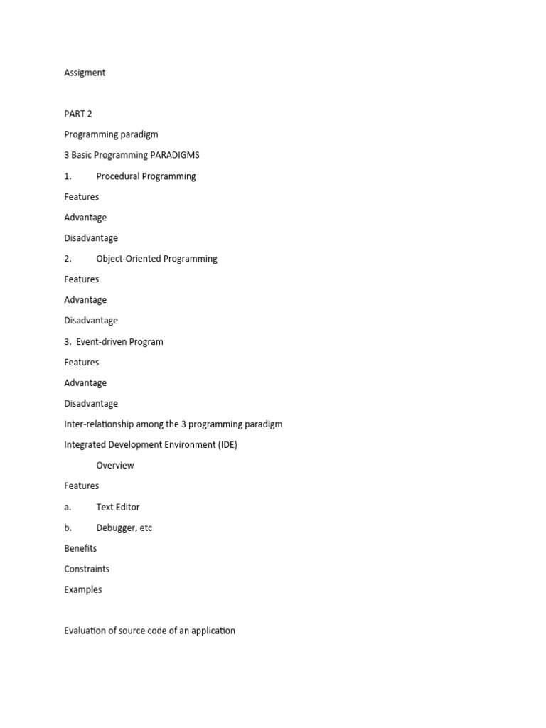 Assigment Programming | PDF Assigment Programming | PDF