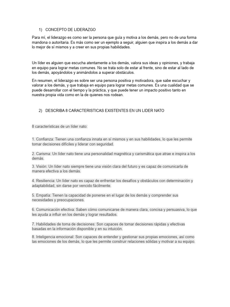 LIDERAZGO | PDF | Liderazgo | Las emociones