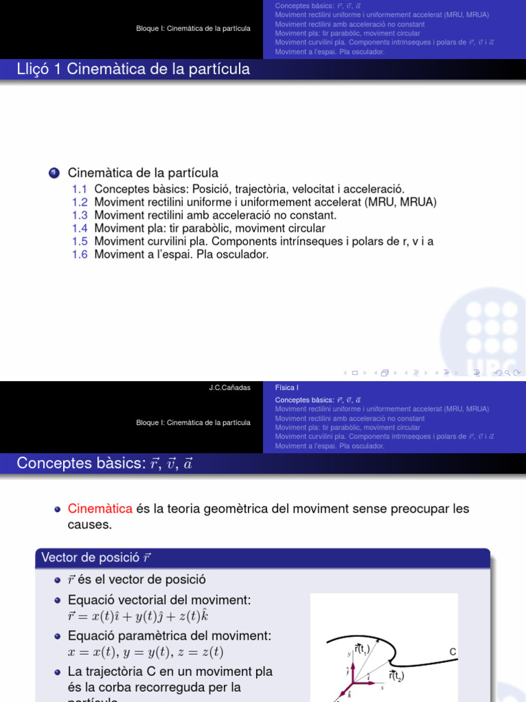 Teoria Cinemática Reduïda 5 | PDF