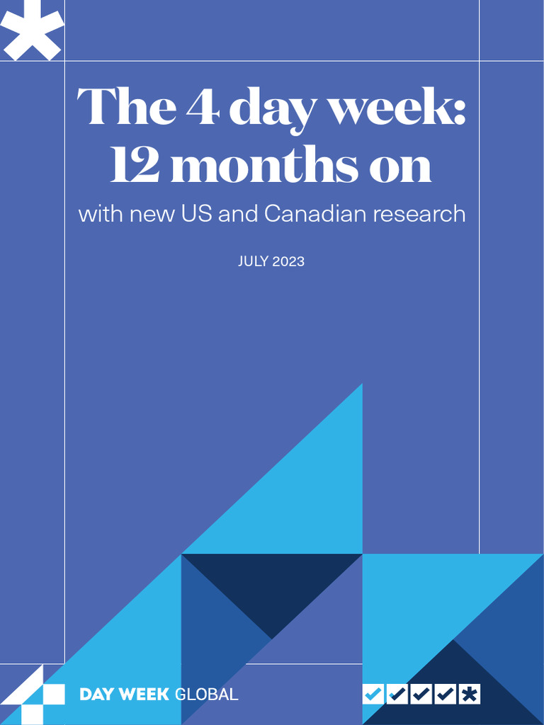 4 Day Week Global Report - 12 Months On | Download Free PDF | Job ...