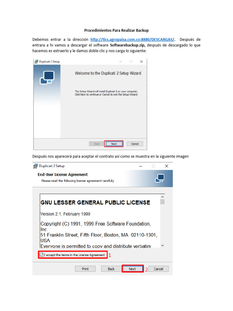 Procedimientos para Hacer Backup | PDF