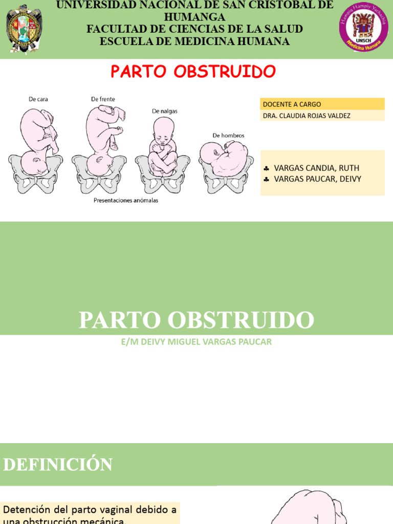 Parto Obstruido 1 | PDF