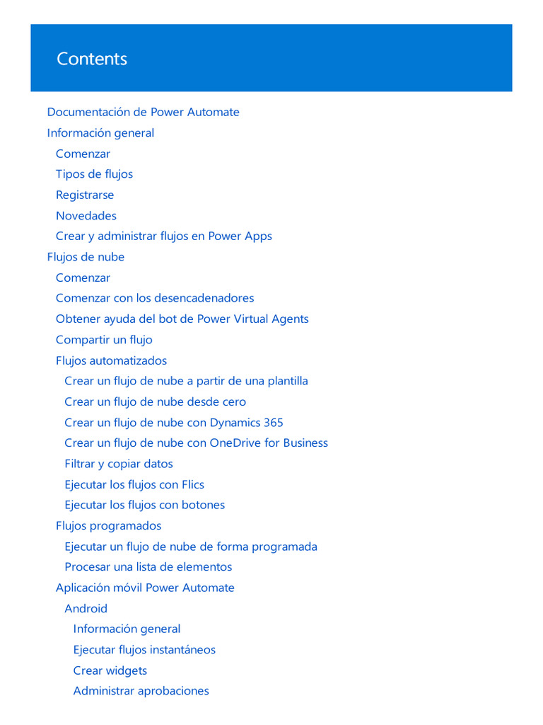Comenzar Con Power Automate Pdf Microsoft Excel Computación En La Nube