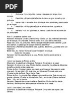 Obra de Teatro - Ricitos de Oro y Los Tres Osos | PDF | Osos | Ricitos ...