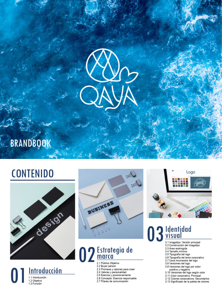 Manual de Identidad de Marca QAYA | PDF | Marca | Logos