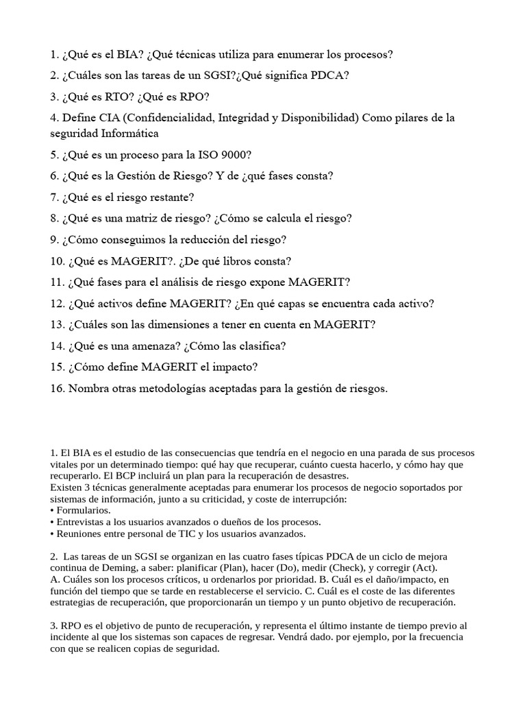 Teoria 3. UD2 y UD3 | PDF | Riesgo