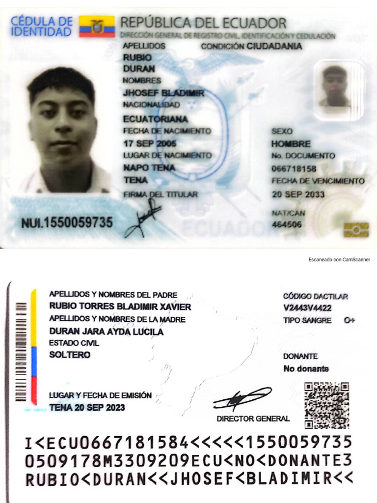 Cedula y Papeleta de Votacion | PDF