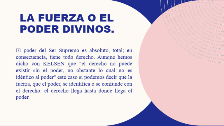 LA FUERZA O EL PODER DIVINOS | PDF