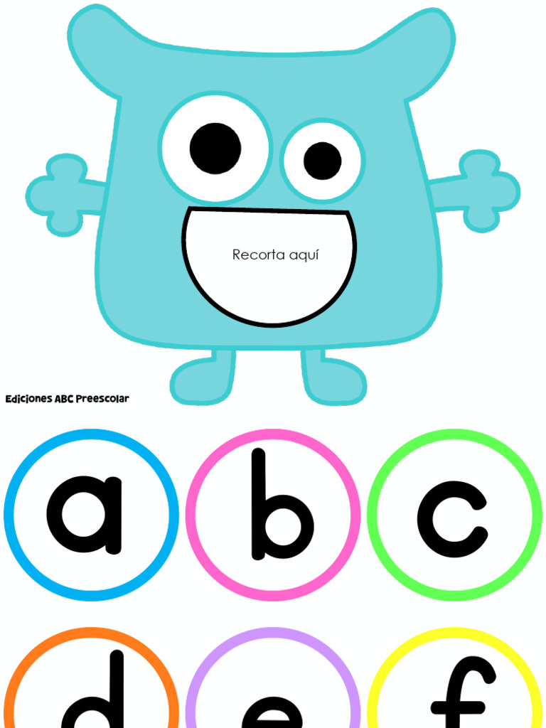 Abecedario para Preescolar | PDF