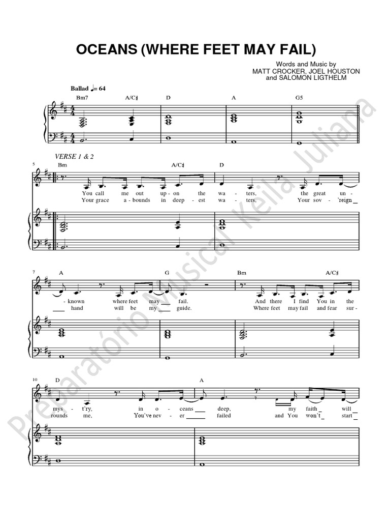 Oceans | PDF | Musical Forms | Song Forms