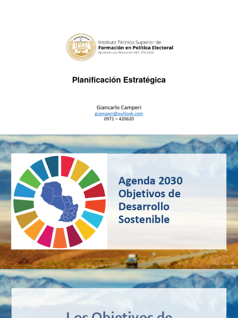 Clase 2 - Agenda 2030 | PDF | Sustentabilidad | Desarrollo sostenible