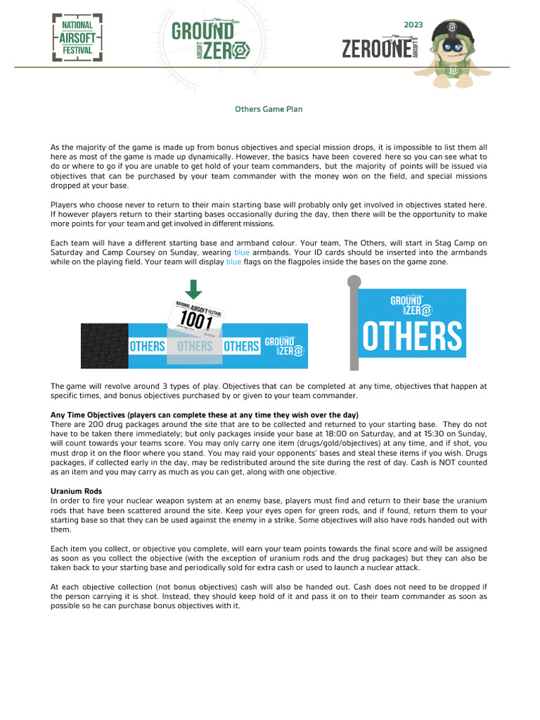 The Others Game Plan | PDF
