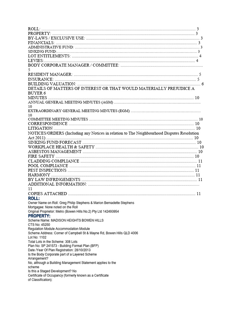 Madison Heights 1 To 6 | PDF
