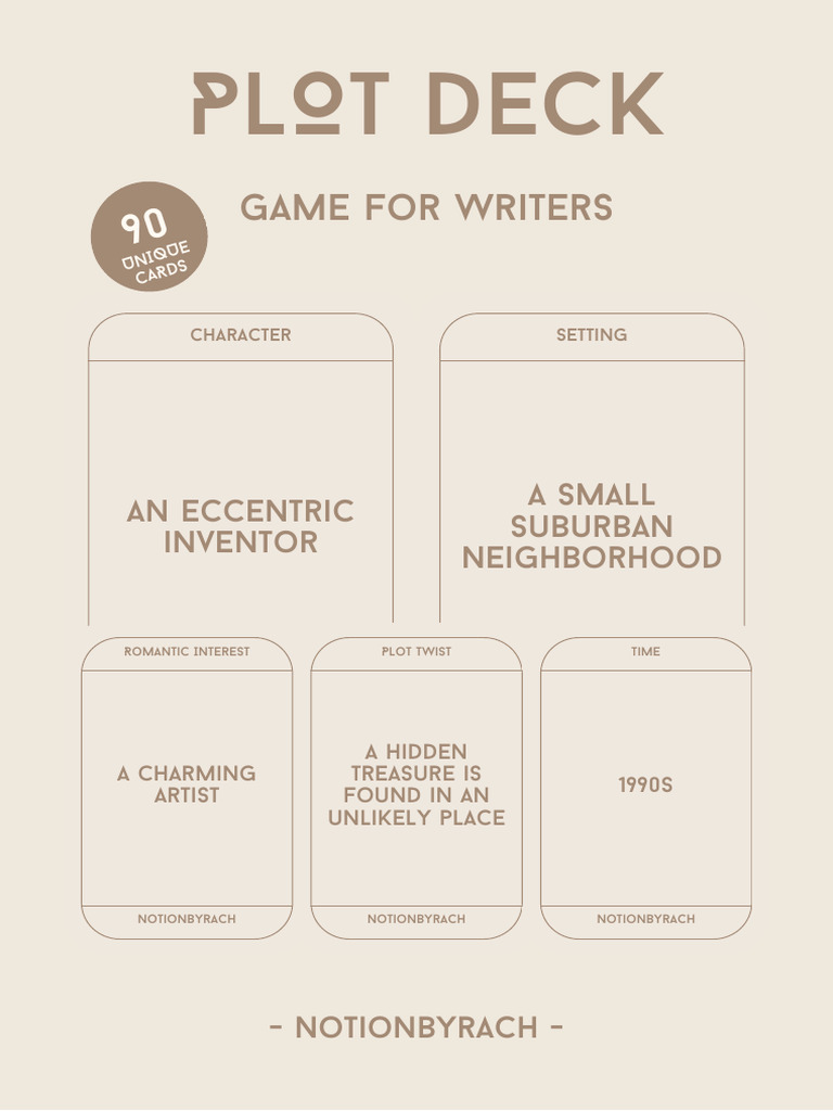 Plot Deck Minimalist | PDF