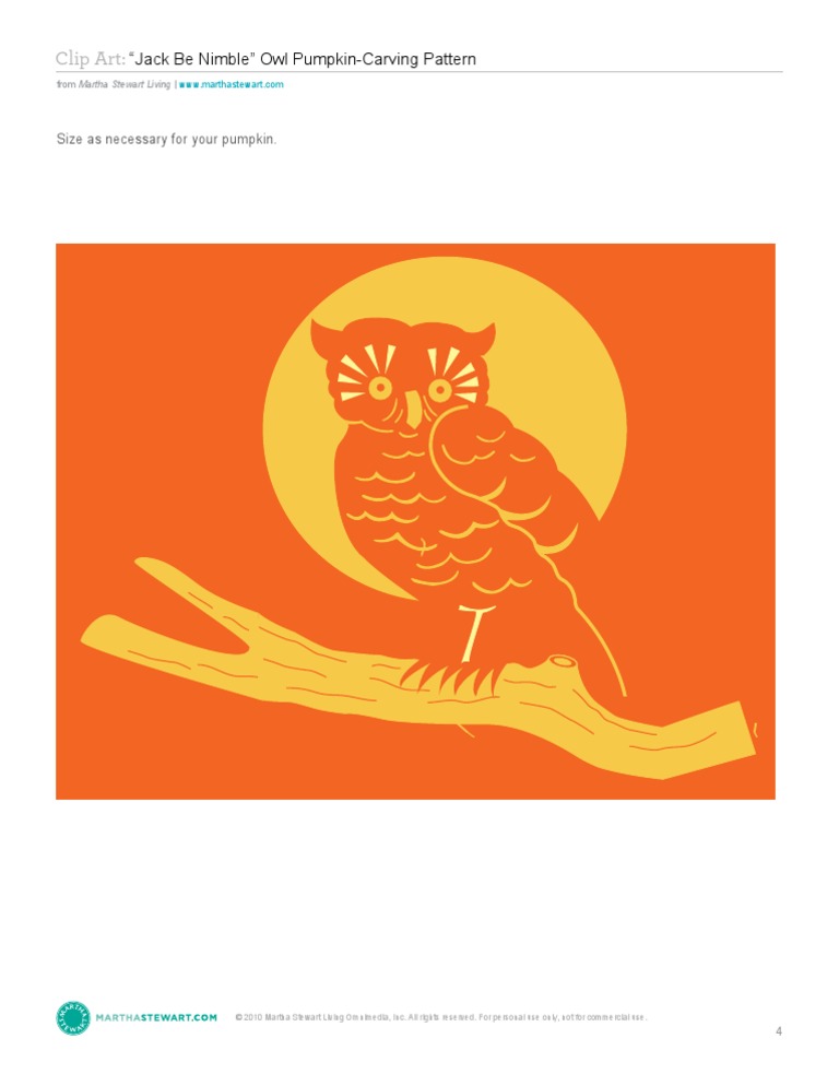 Pumpkin Owl | PDF