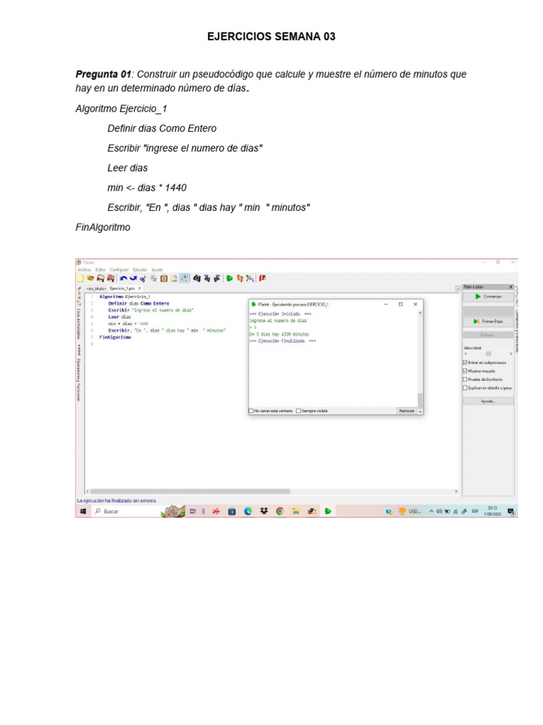 Ejercicios Semana 03-Danixa Estefania Reyes Gonza | PDF | Finanzas y ...