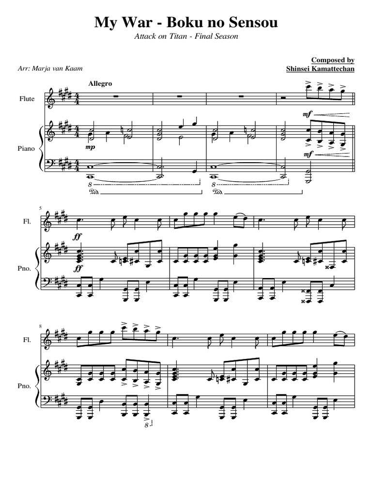 My War-Score and Parts | PDF