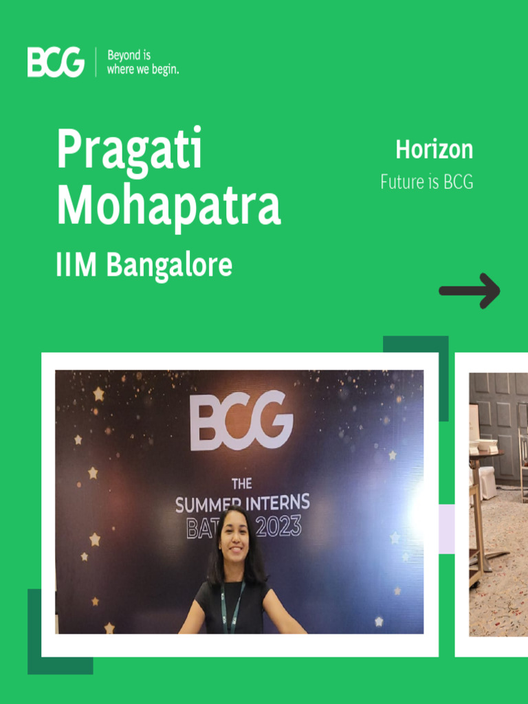 Pragati Mohapatra - BCG | PDF | Business | Self-Improvement