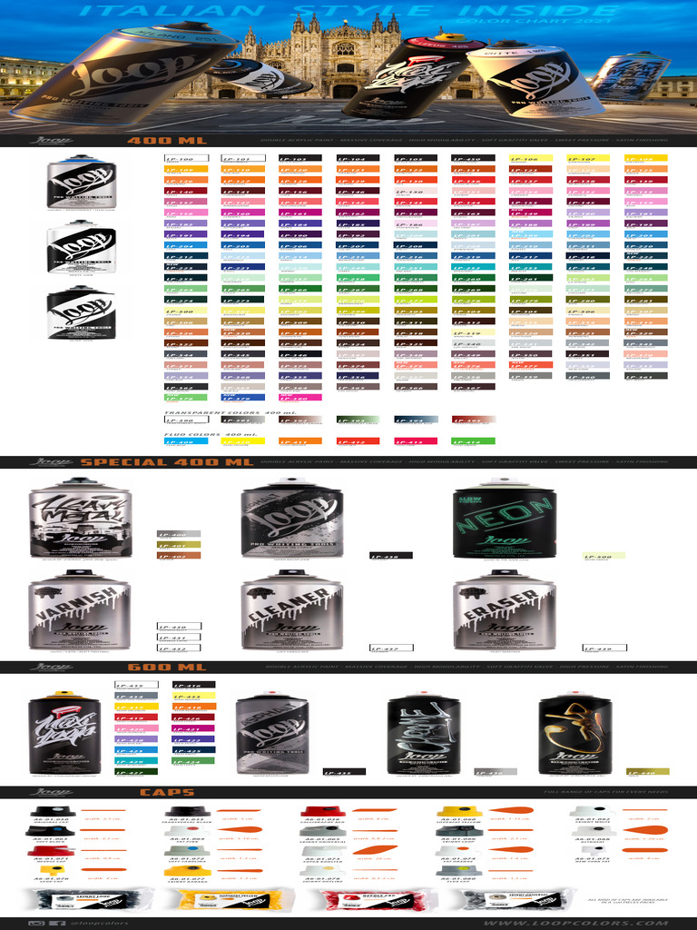 LOOP Colorchart Spray Caps 2021 | PDF | Sports Leagues | Association ...