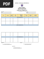 MIS FORM 3 Pre Classroom Observation Checklist | PDF