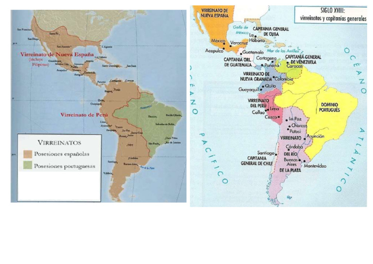 Mapa División Política - Régimen Indiano - CREA | PDF