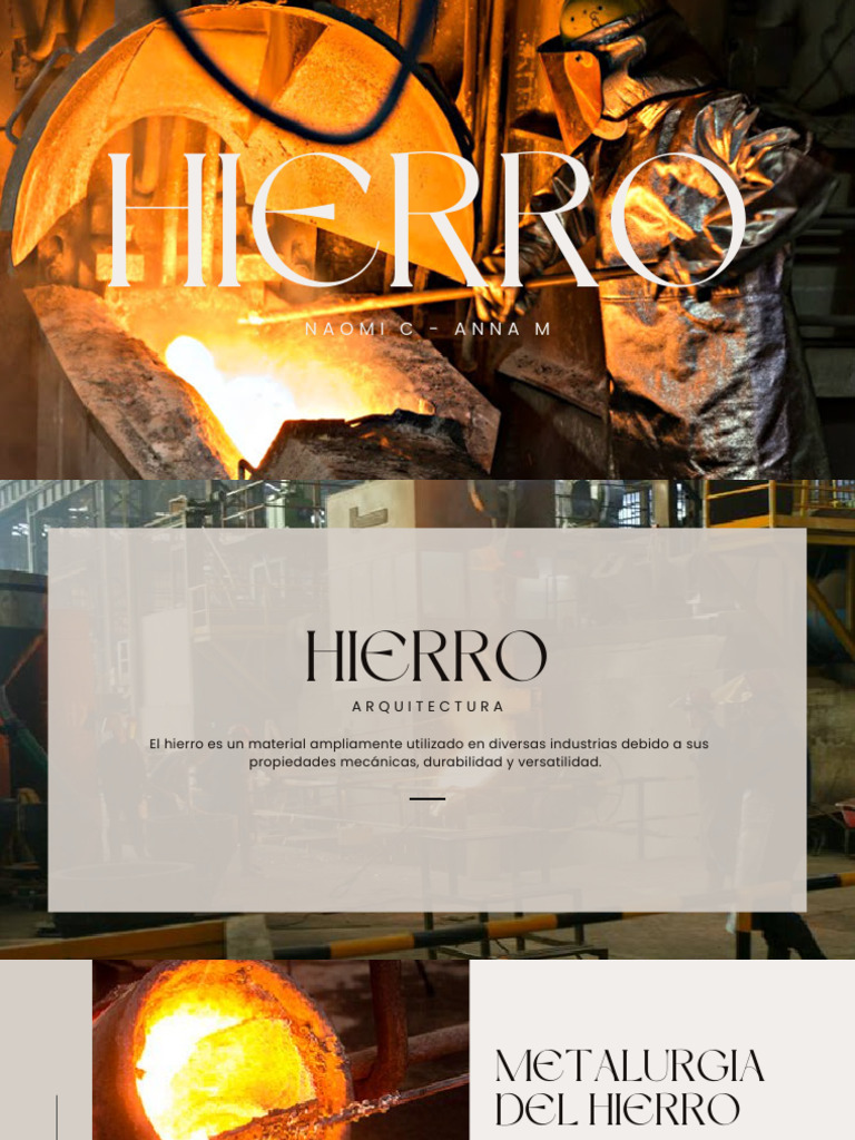 HIERRO | PDF | Acero | Hierro