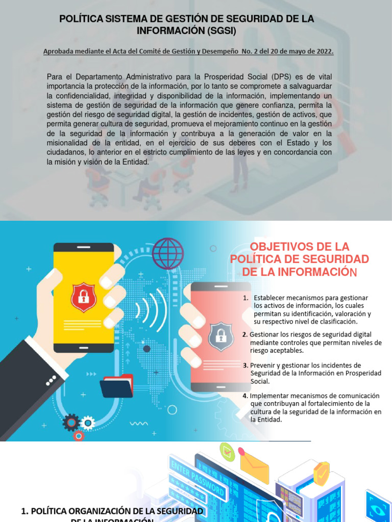 Política Sistema de Gestión de Seguridad de La Información (Sgsi ...